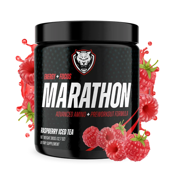 MARATHON Pre Workout Supplements for Running Stamina – 6AM RUN
